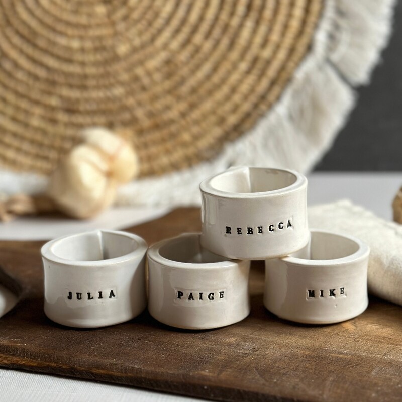 Custom Napkin Ring - Etsy