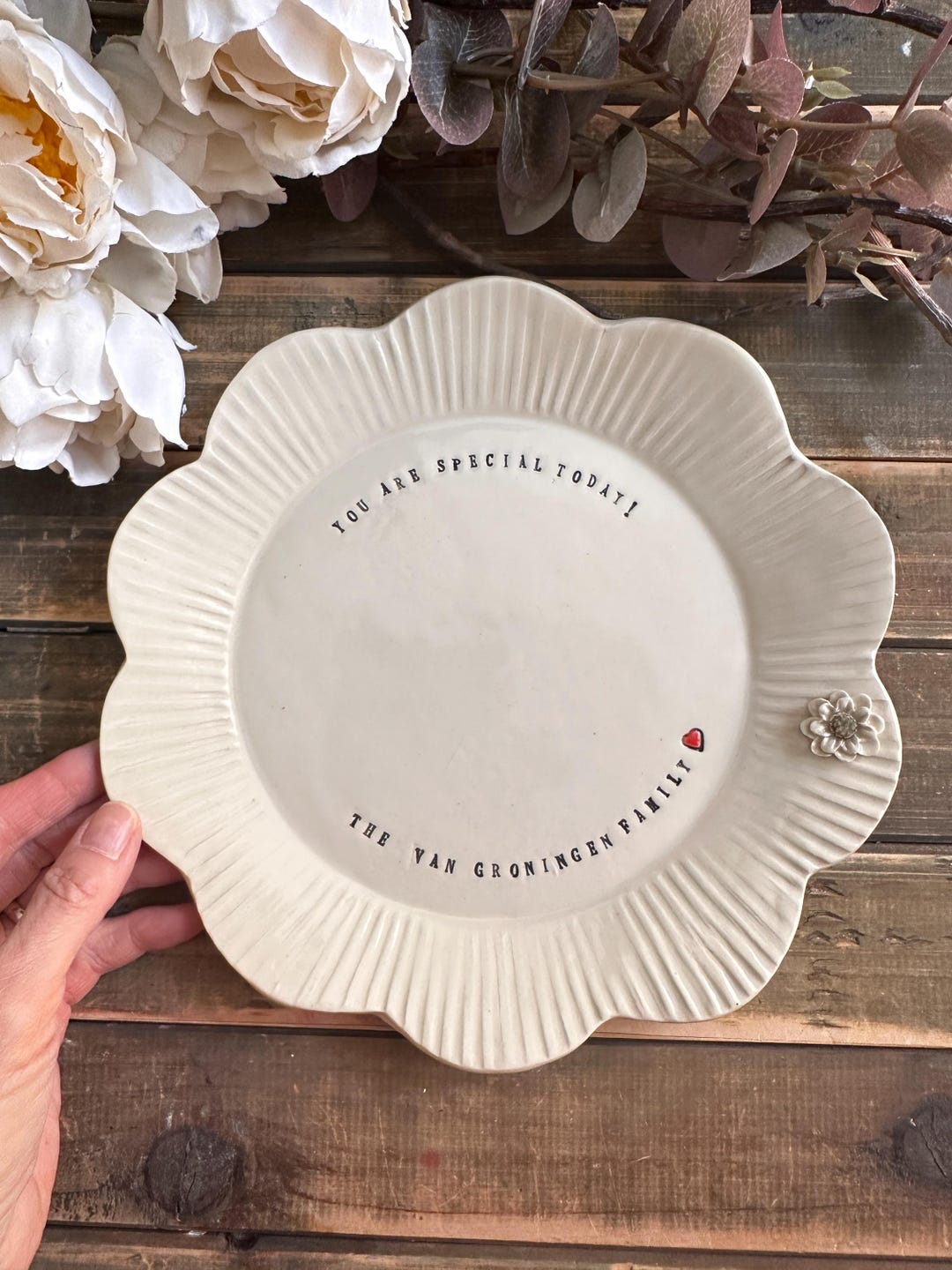 Personalized 8.5" Birthday Plate Custom Ceramic Birthday Plate Choose ...