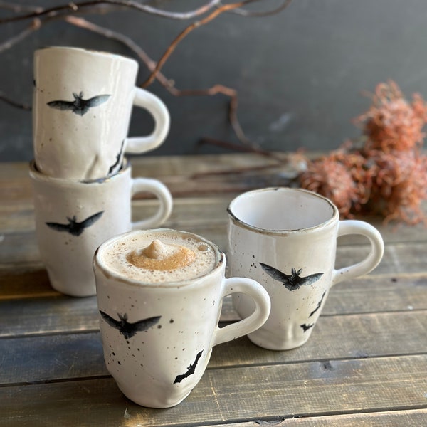 Bat Teacup - Etsy