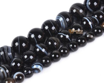 Banded Black Agate 2024 www.alhudapk
