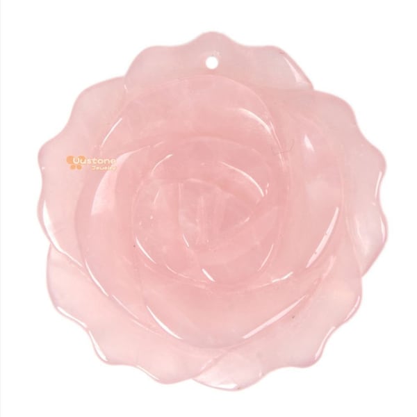 Carved Rose Pendant - Etsy