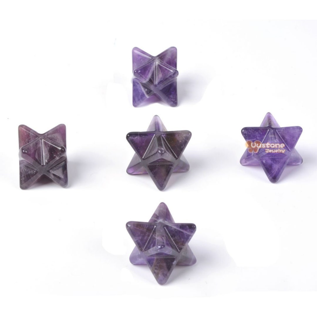 Chakra Meditation Crystals 24-Piece Merkaba Star Gemstone Collection ...