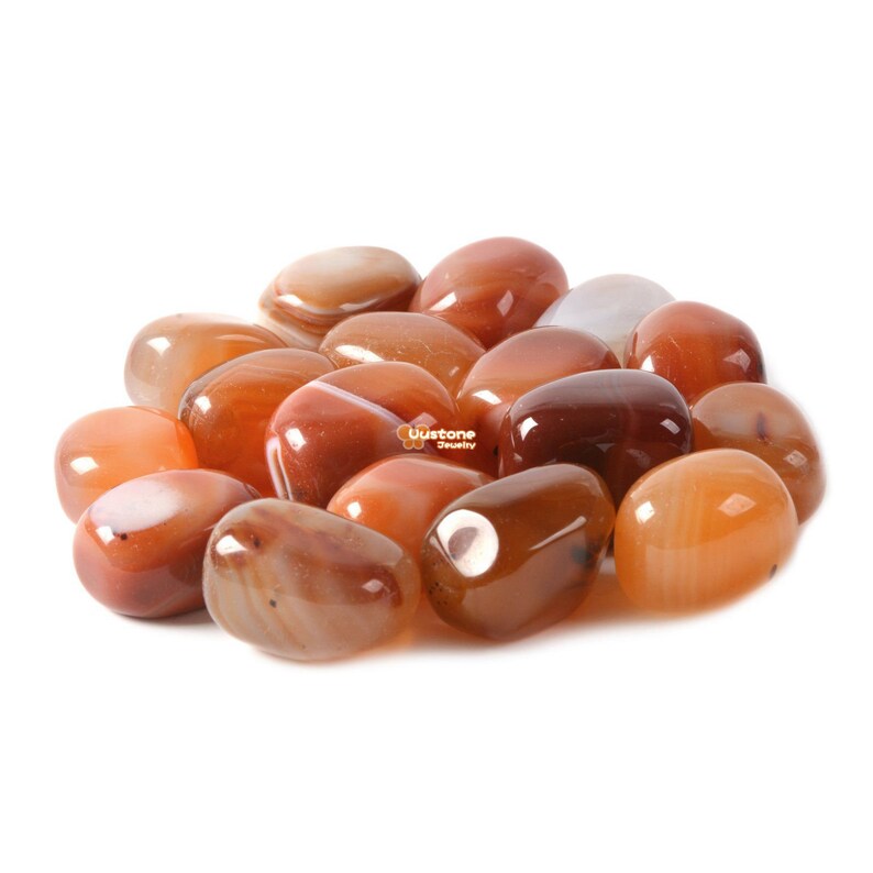 1/2LB Red Agate Carnelian Tumbled Stone Specimen Collection | Etsy