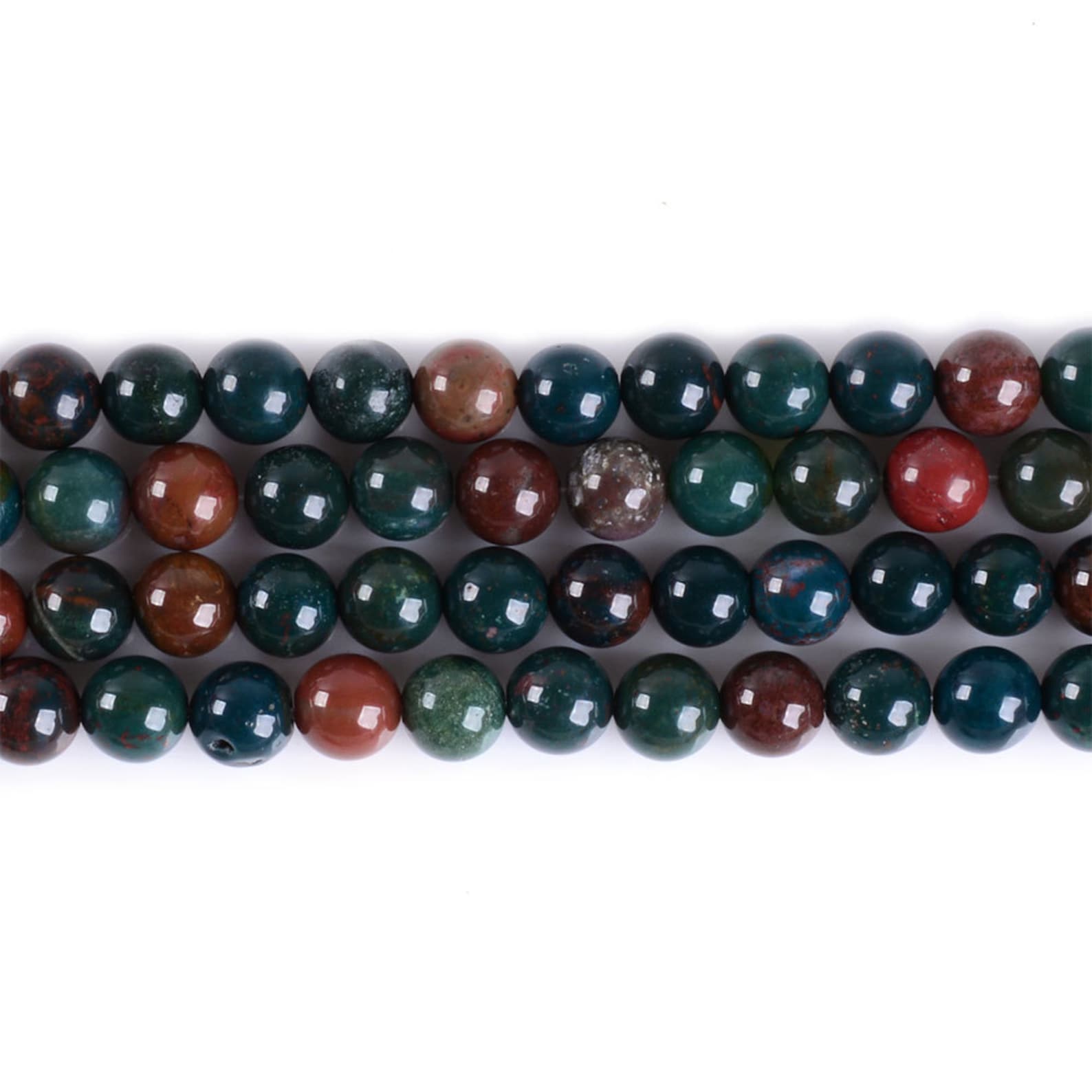 6MM Green Bloodstone Heliotrope round ball loose gemstone | Etsy