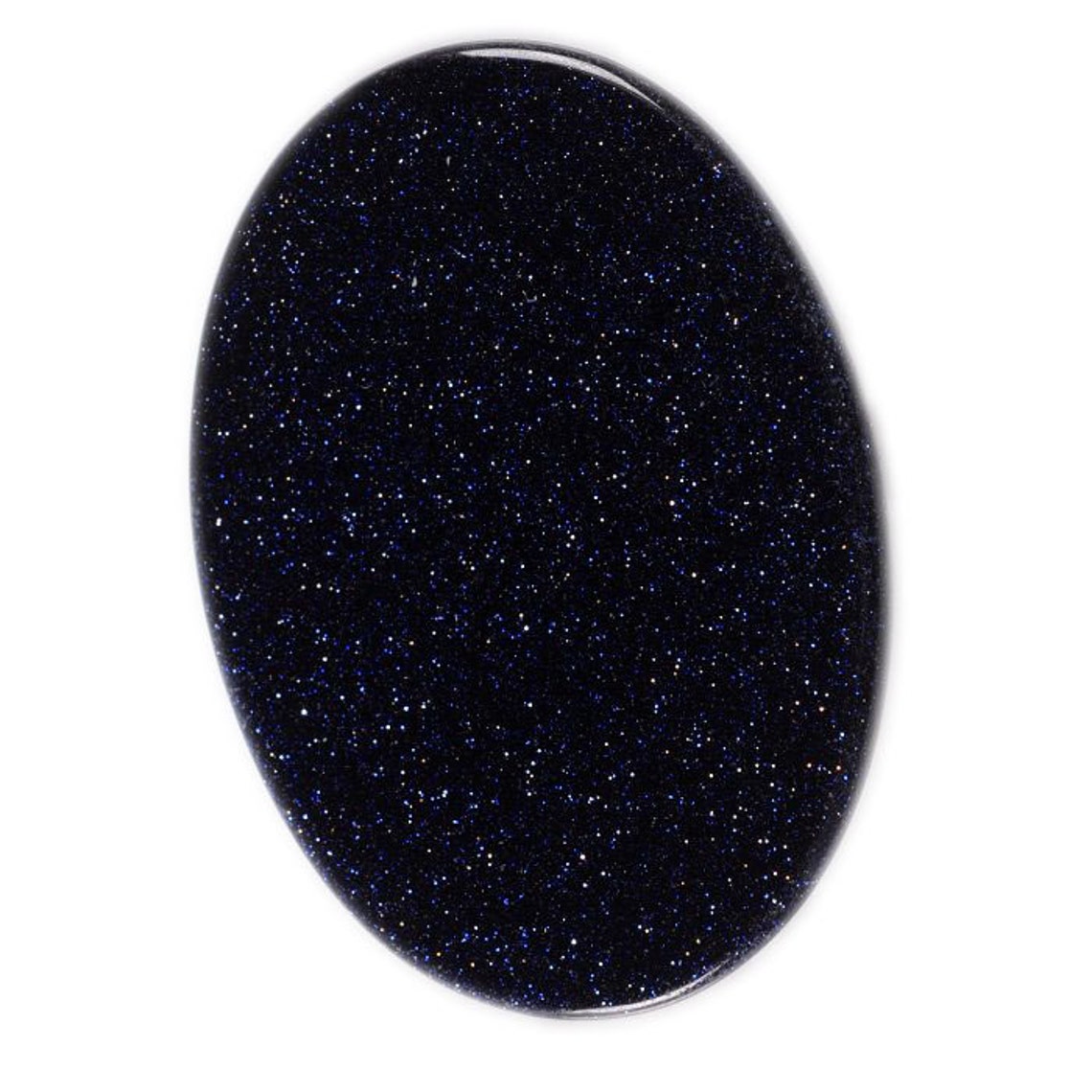 40mm Sparkly Synthetic Blue Sandstone Goldstone Oval Cab Cabochon - Etsy