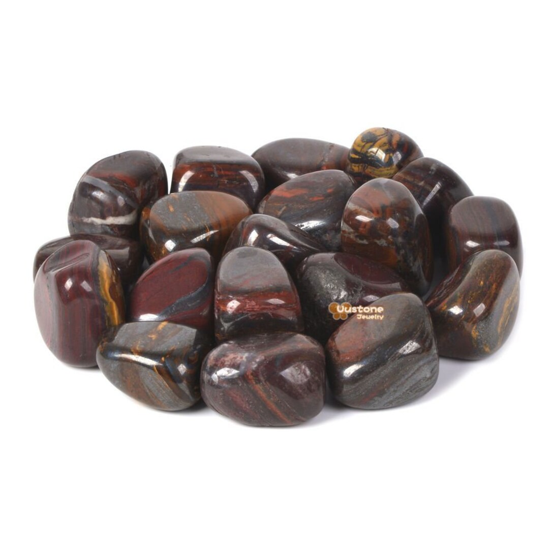 1/2LB Tiger Iron Tumbled Stone Specimen Collection Pocket Worry Healing ...
