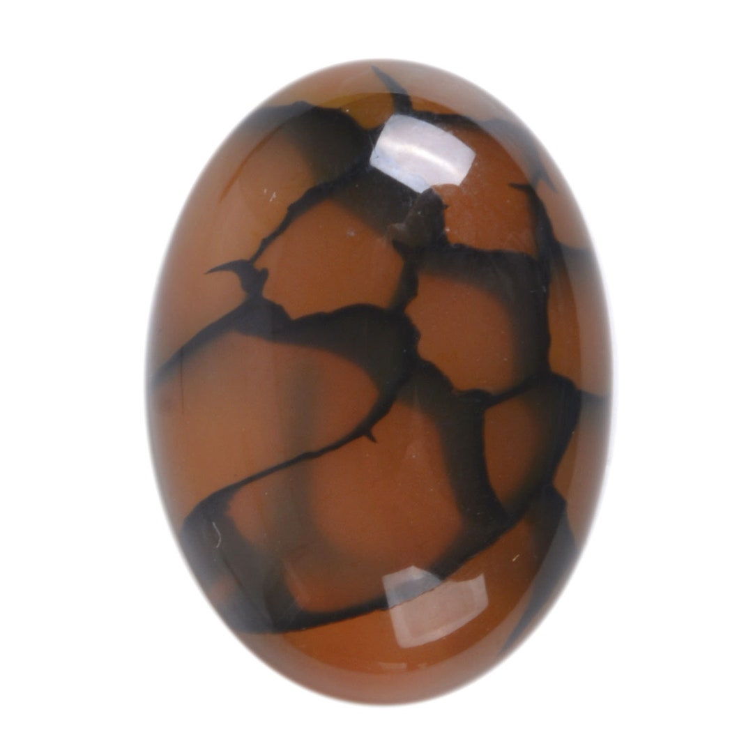 25mm Yellow Dragon Skin Agate Oval Flatback Cab Cabochon - Etsy