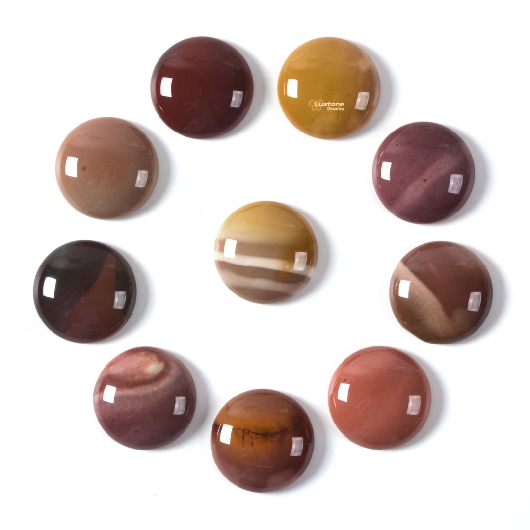 20mm Multi-color Mookaite Jasper Gemstone Round Cab Cabochon - Etsy