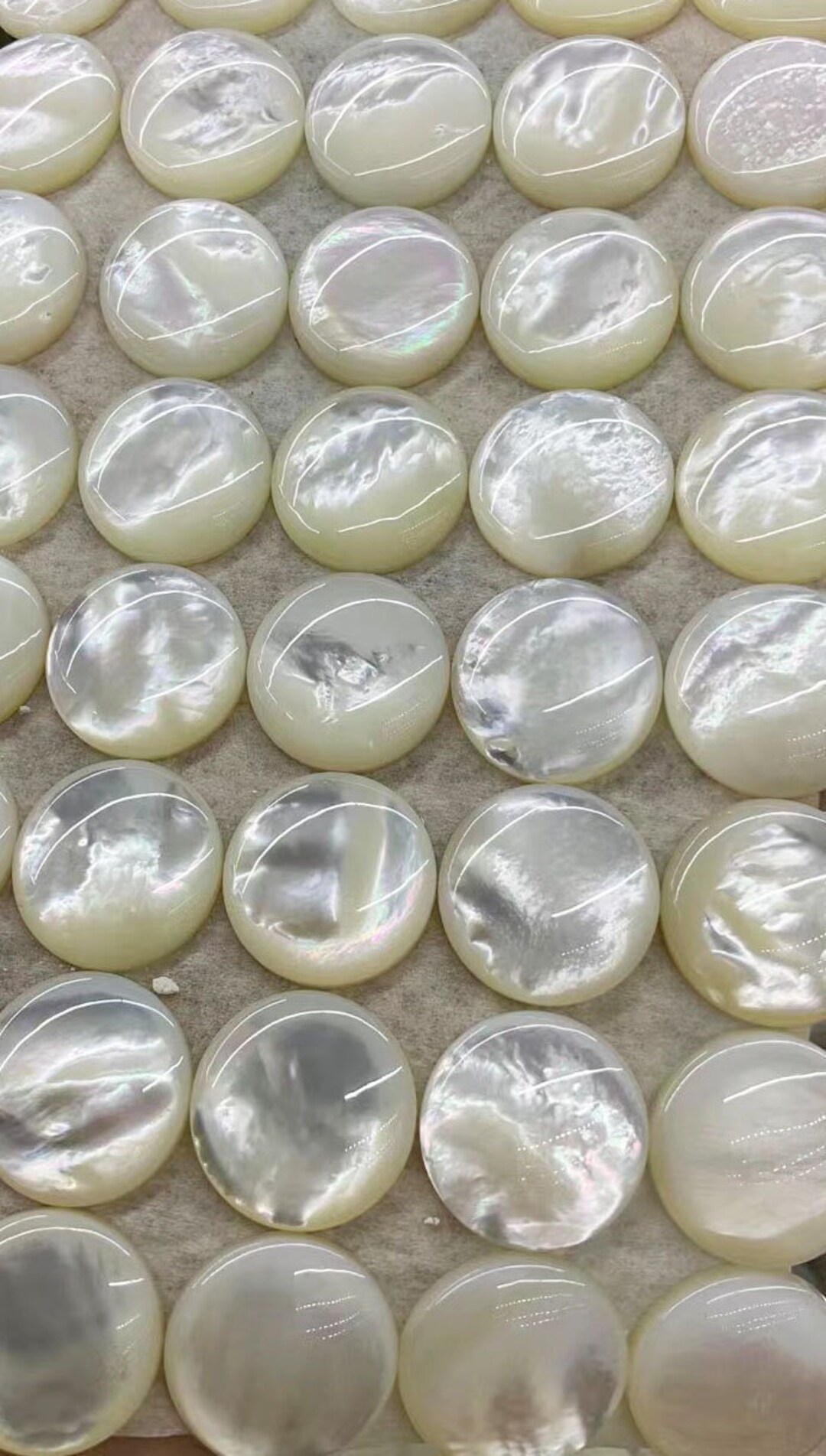 18mm Mother of Pearl MOP Shell Round Cab Cabochon - Etsy