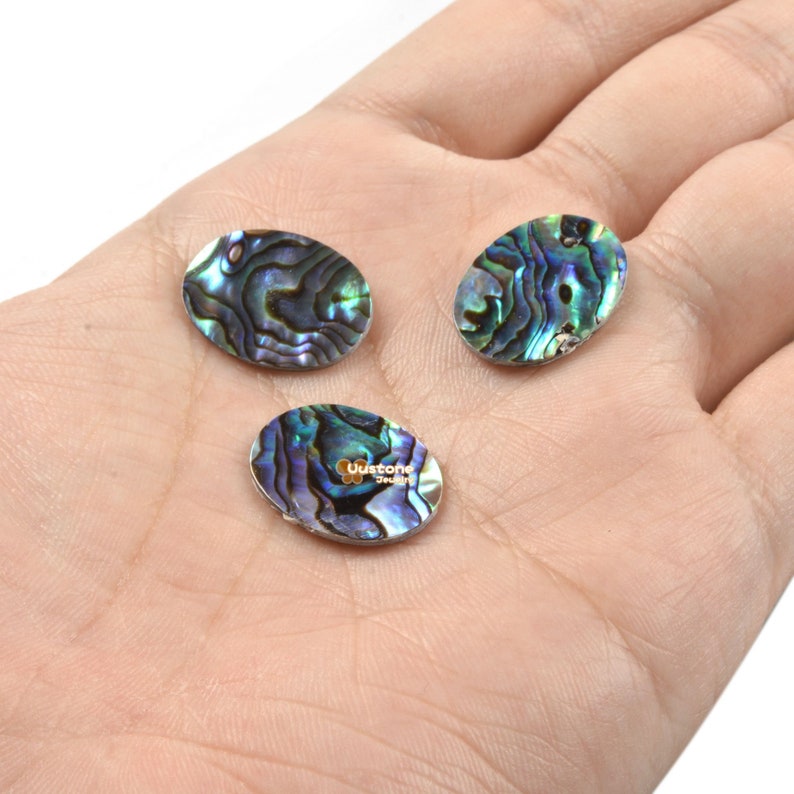 20mm Abalone Shell Oval Cab Cabochon DIY Jewelry Making - Etsy