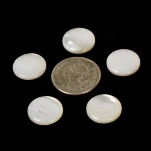 18mm Mother of Pearl MOP Shell Round Cab Cabochon Jewelry Making DIY - Etsy