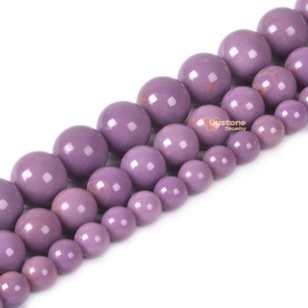 Phosphosiderite Round Ball Loose Beads DIY Jewelry Making Beads Strand 6mm 8mm 10mm - Etsy