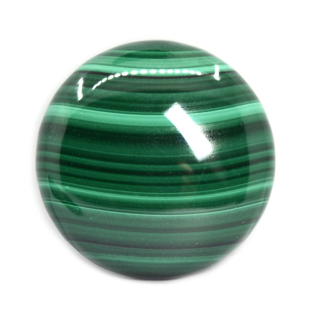 One Piece 30mm Malachite Round Flatback Cab Cabochon G262.9 - Etsy