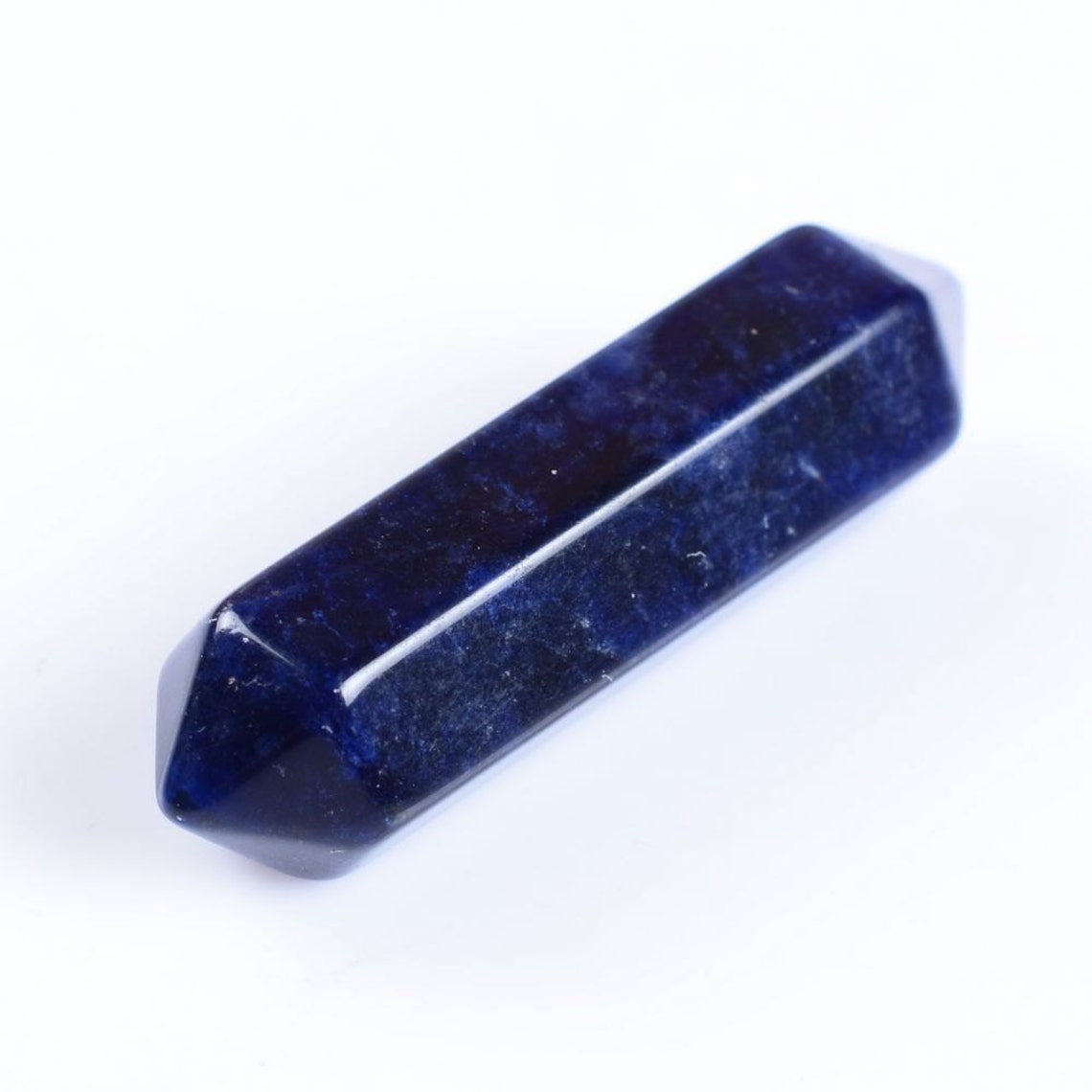 G2874.7 Gema azul profunda piedra preciosa Rock Crystal curativa de ...