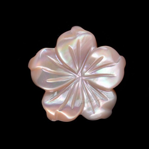 10pcs-10mm Natural Color Pink MOP Carved Mother of Pearl Shell - Etsy