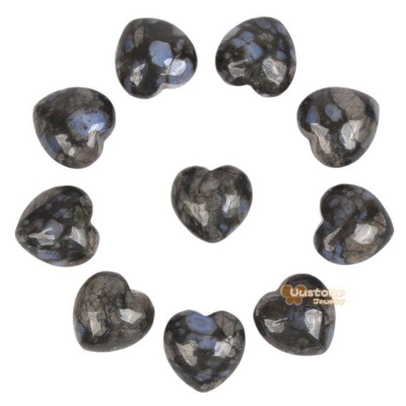 20mm Llanite rock crystal puff LOVE hearts Crystal healing | Etsy