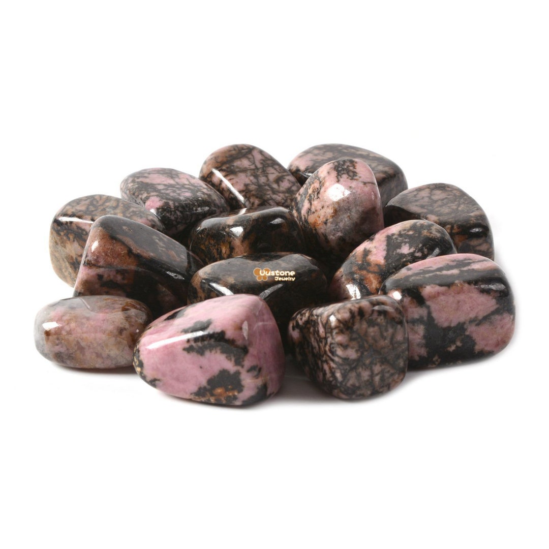 1/2LB Matrix Rhodonite Tumbled Stone Specimen Collection Pocket Worry ...