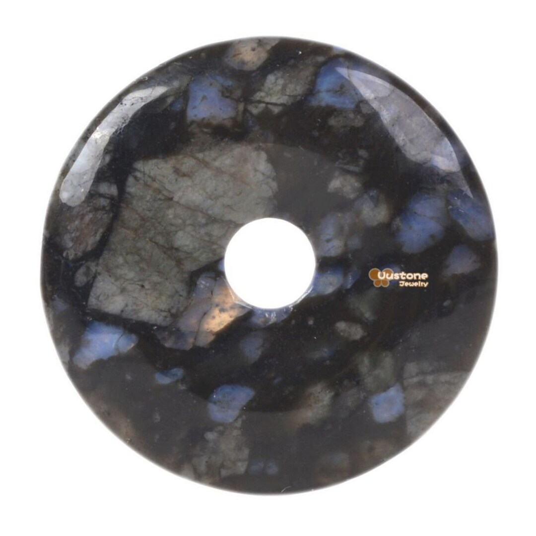 G0128.42 30mm Llanite Donut Gemstone Pendant Focal Bead - Etsy