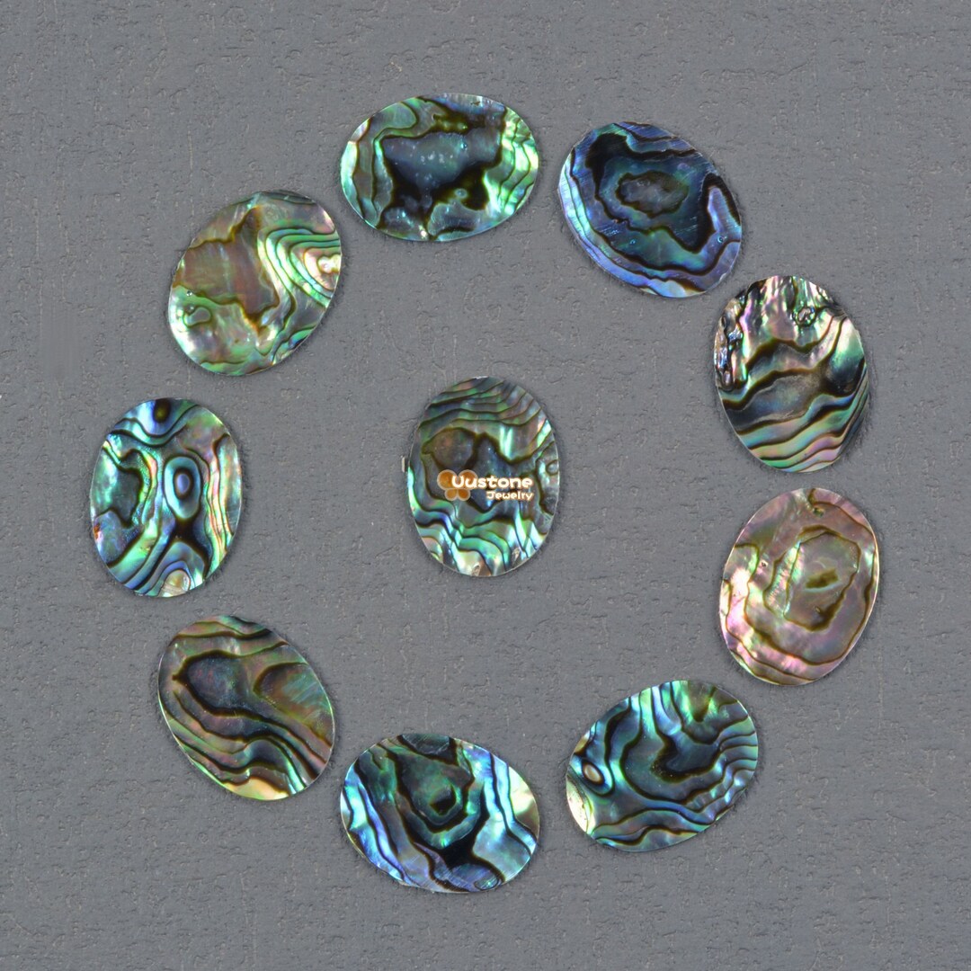 20mm Abalone Shell Oval Cab Cabochon DIY Jewelry Making - Etsy