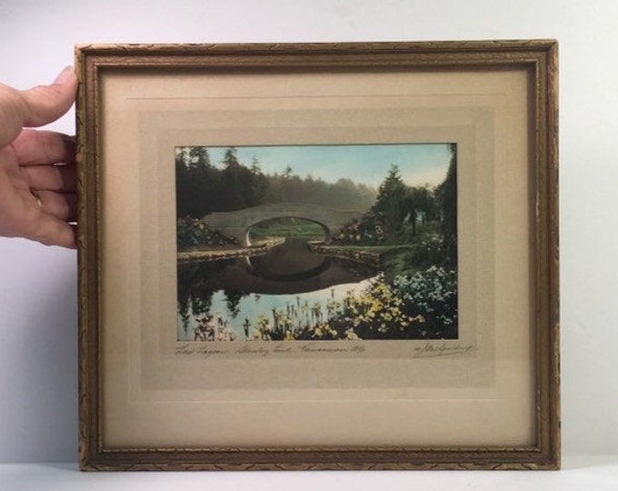 Antique Hand Tinted Photo 1920's J Fred Spalding Photo Vancouver B.C ...