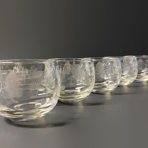 Vintage 1966 Set of 6 Princess House Roly Poly 5 Oz Cocktail Etched ...