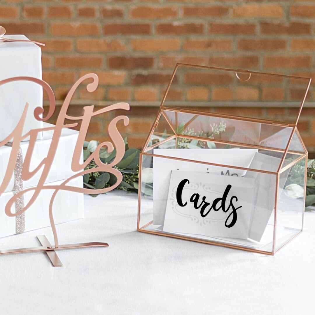 Wedding Card Box Digital File - Wedding Card Box Decal Digital File ...