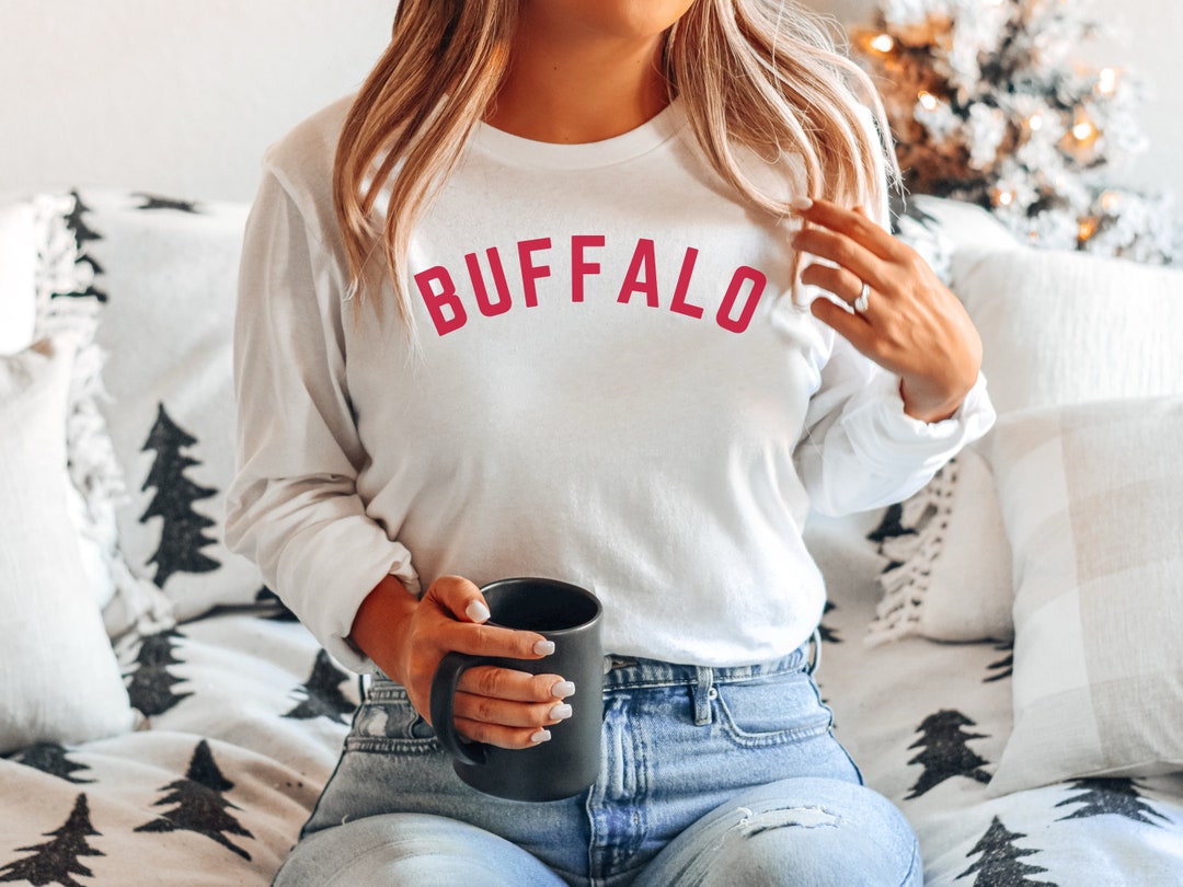 Buffalo Bills Women's Retro Long-sleeved Tee Bills Football T-shirt ...