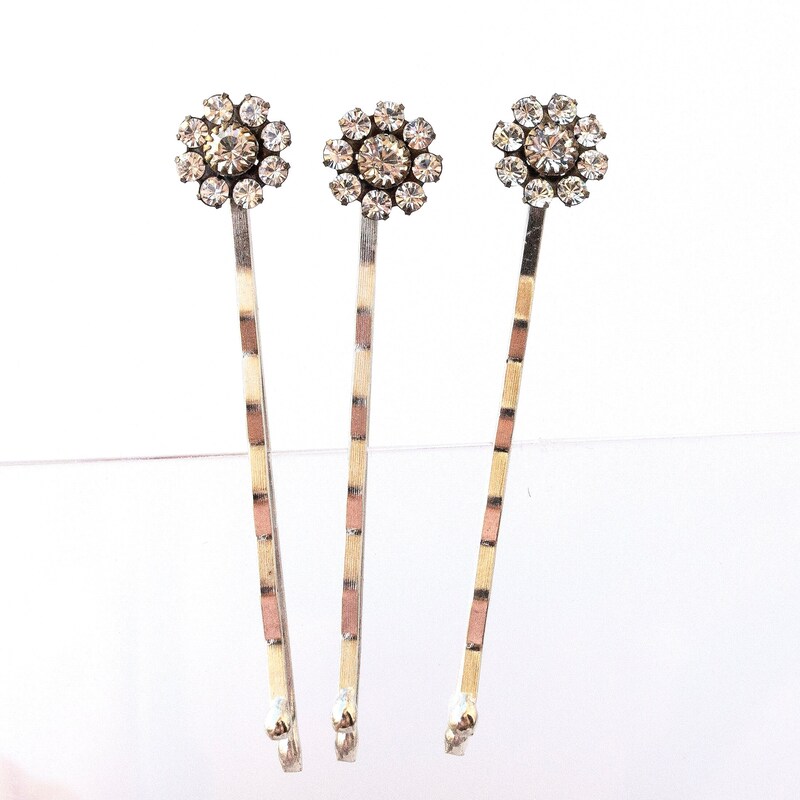 Crystal Hair Pins - Etsy