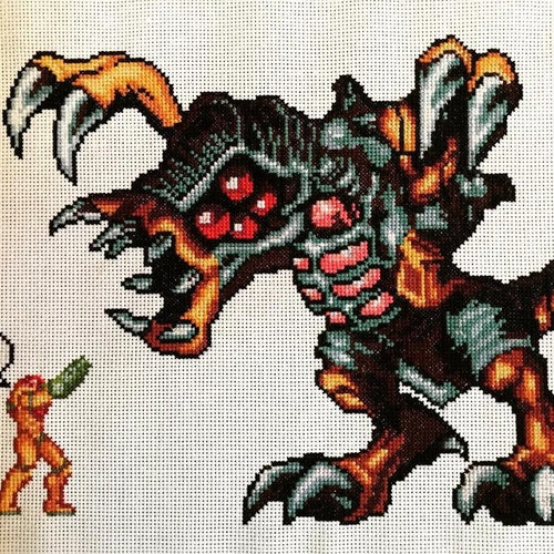 Super Metroid Status Cross Stitch Pattern - Etsy