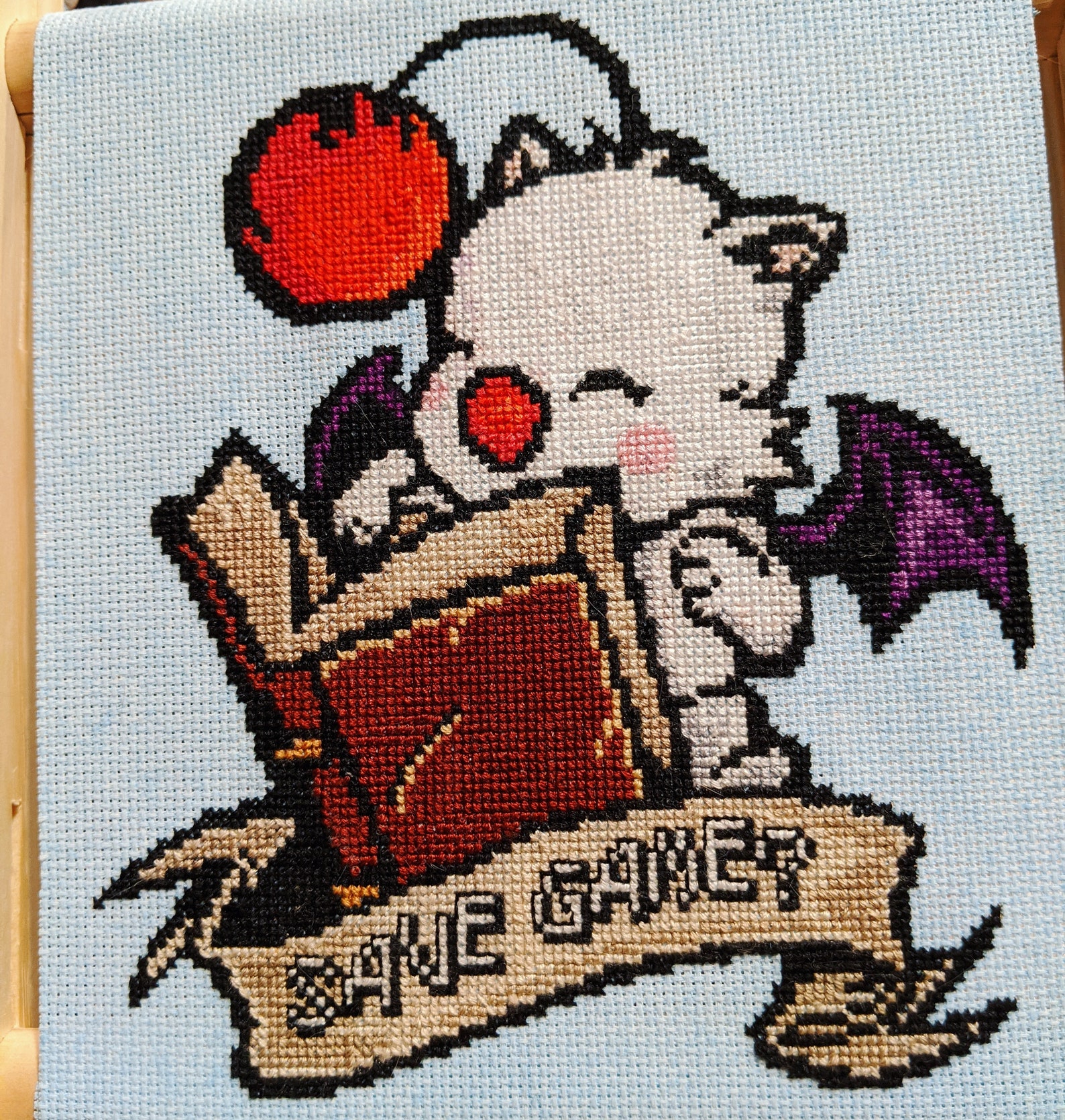 Final Fantasy Moogle Save Game Cross Stitch Pattern - Etsy