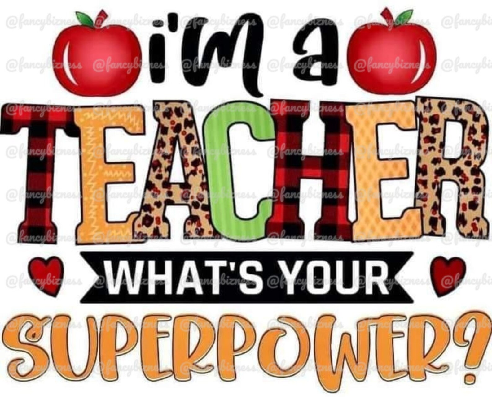 I'm A Teacher What's Your Superpower Digital Download, Digital File ...