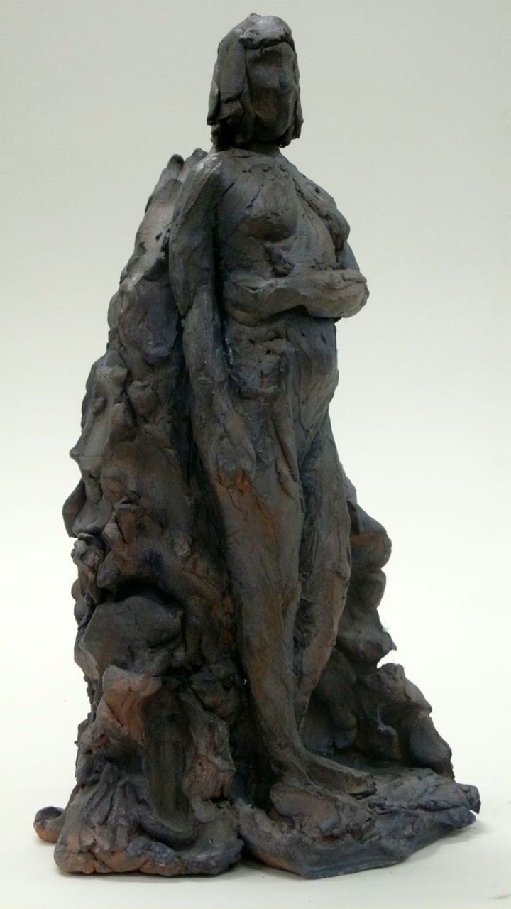 Standing Female Terra Cotta Sculpture Sketch Handmade - Etsy