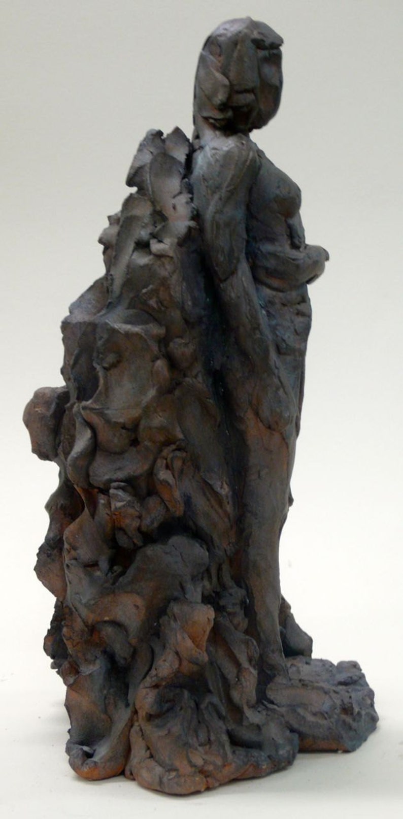 Standing Female Terra Cotta Sculpture Sketch Handmade - Etsy