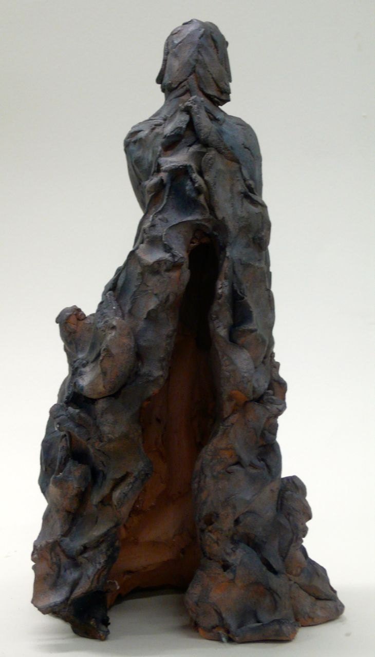 Standing Female Terra Cotta Sculpture Sketch Handmade - Etsy