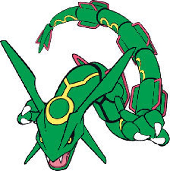 Legendary Rayquaza - Etsy