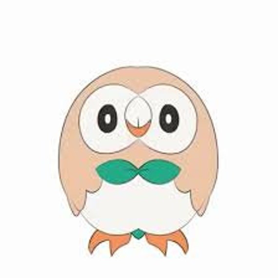Rowlet SVG | Etsy