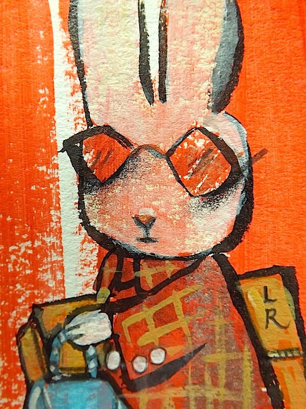 Bunny Shop ACEO Original Art One of A Kind - Etsy