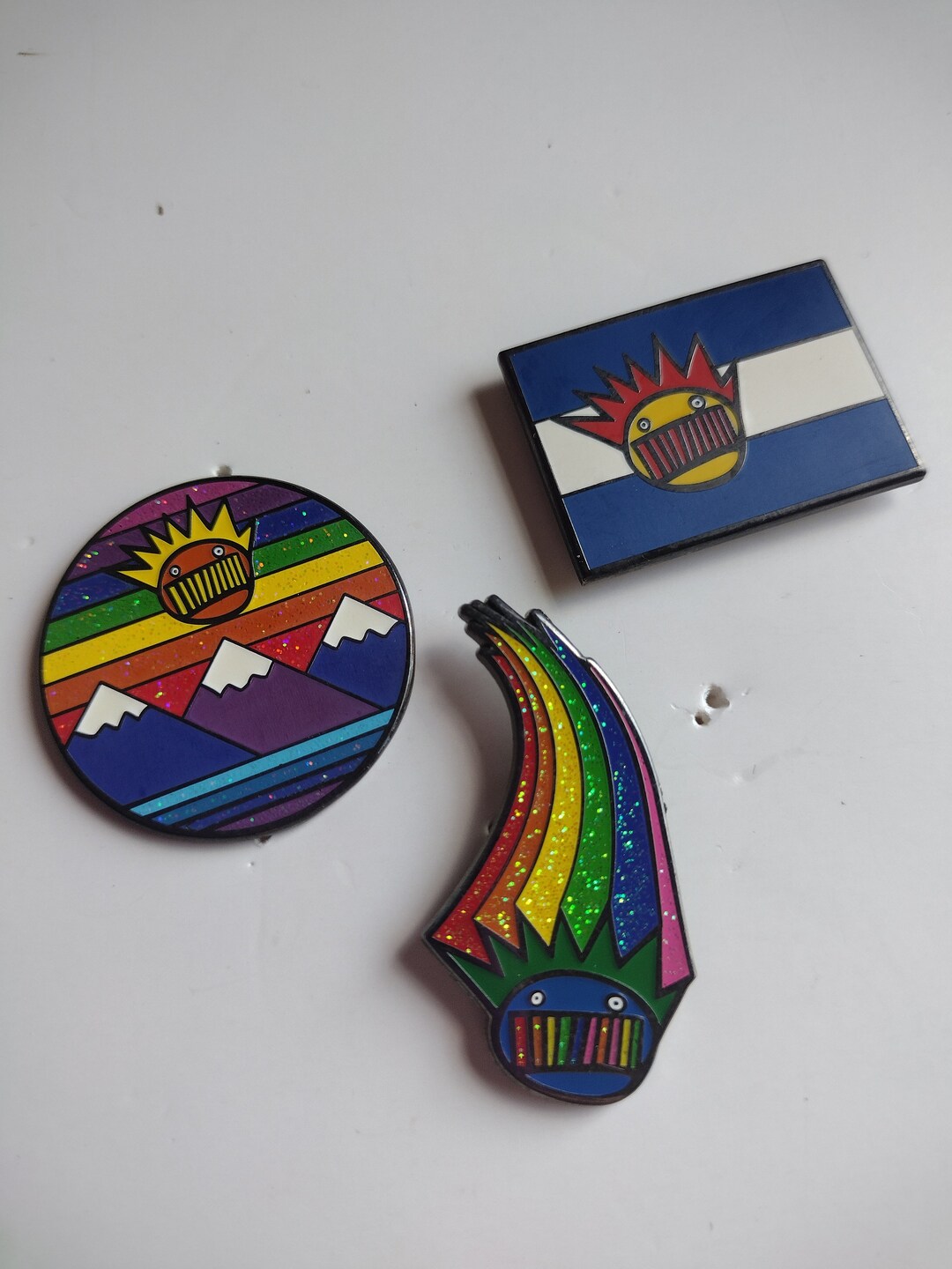 Ween Boognish Colorado Mountain Rainbow Glitter Fanart Collectable ...