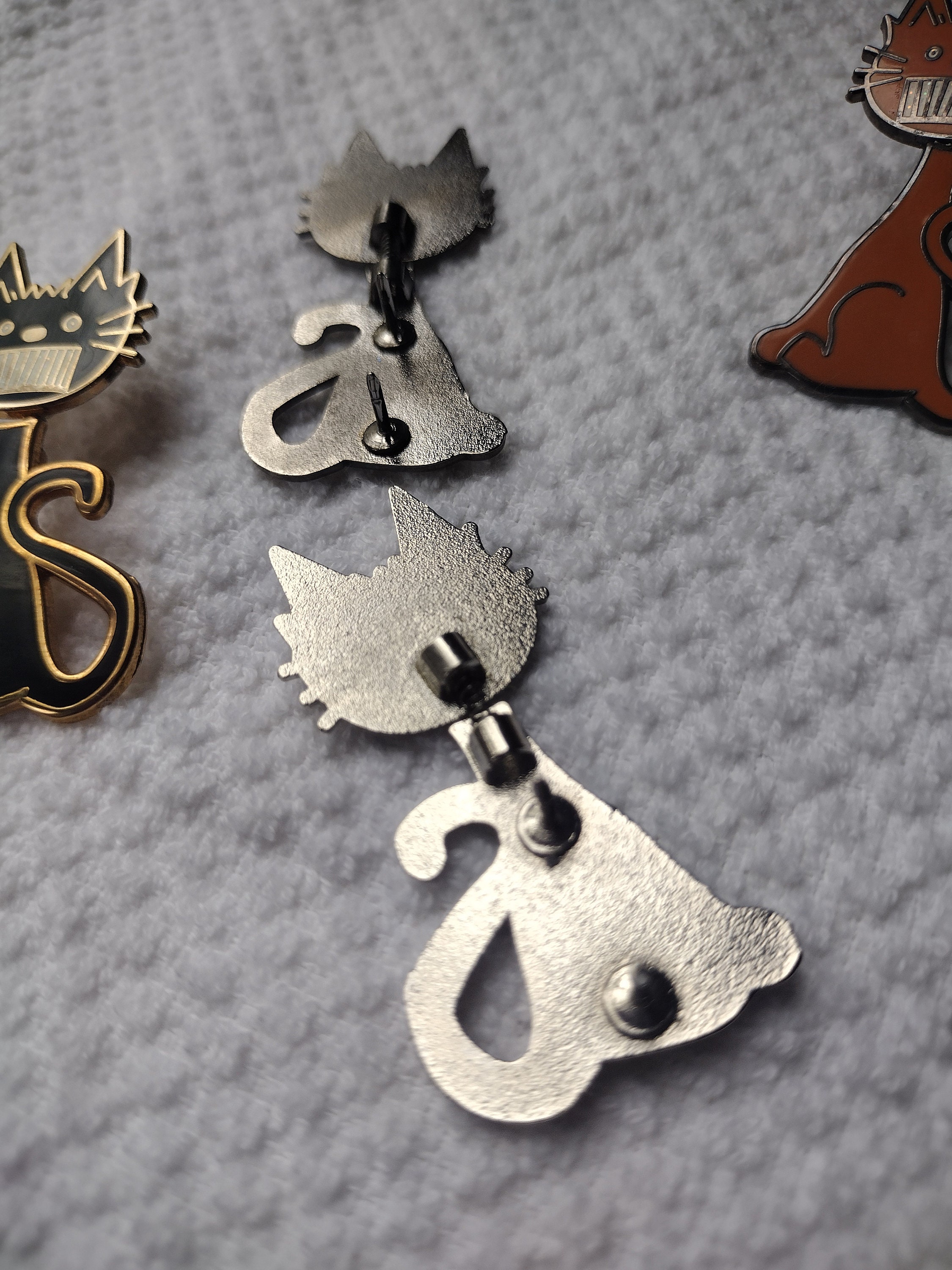 Rare Collectable Ween Boognish Fanart Kitty Hatpin Moving Bobble Pin - Etsy