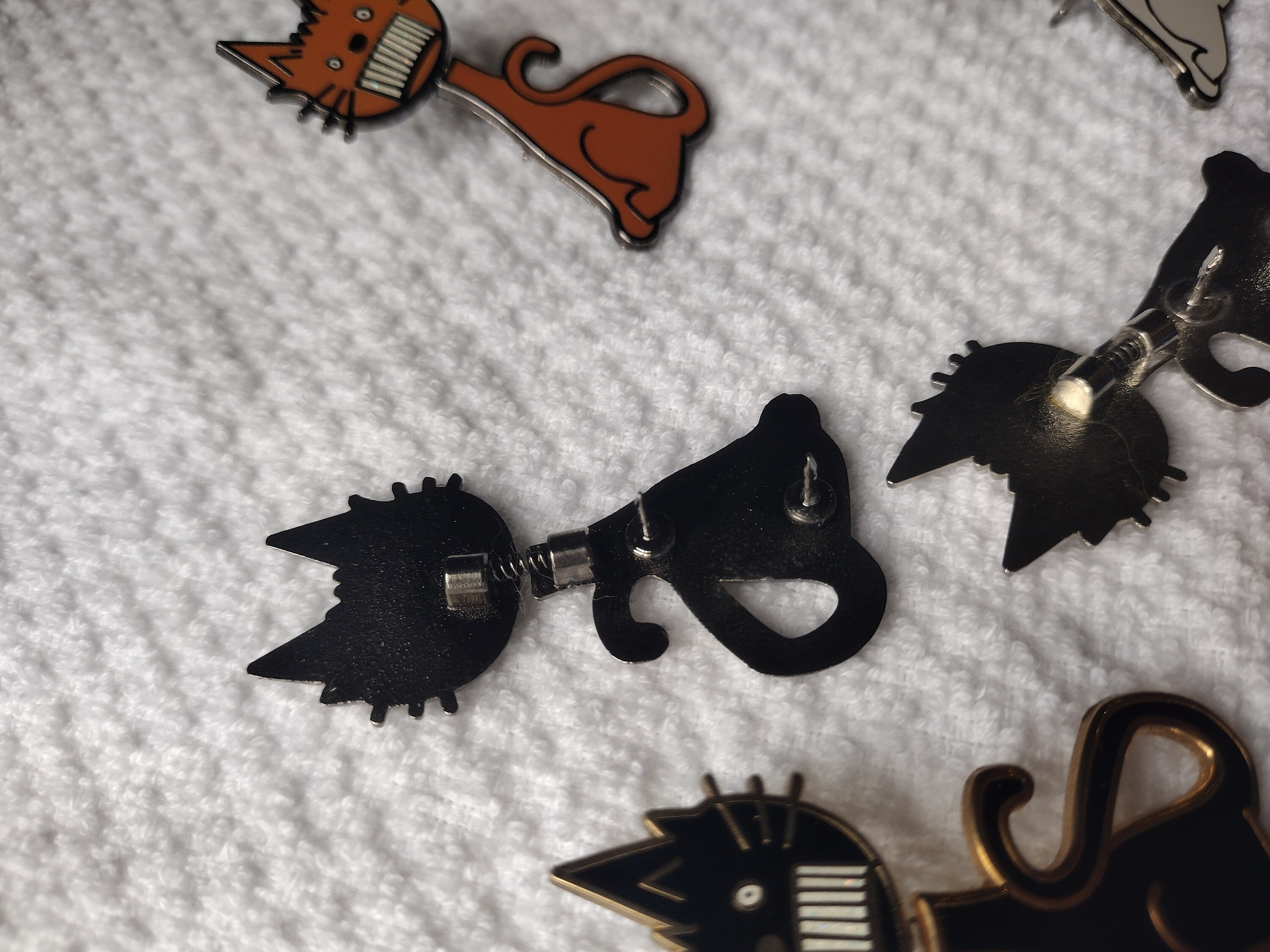 Rare Collectable Ween Boognish Fanart Kitty Hatpin Moving Bobble Pin - Etsy