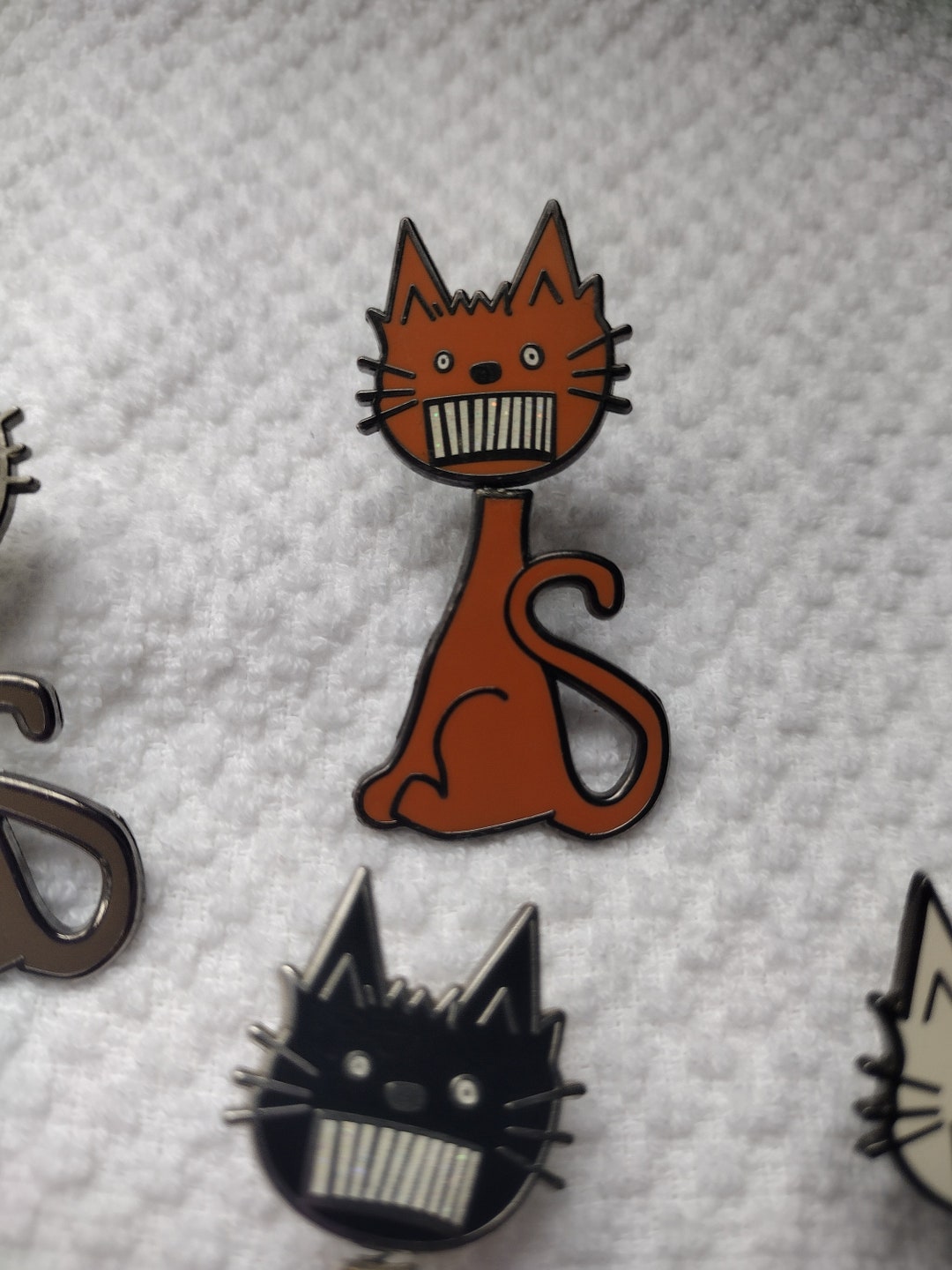 Rare Collectable Ween Boognish Fanart Kitty Hatpin Moving Bobble Pin - Etsy