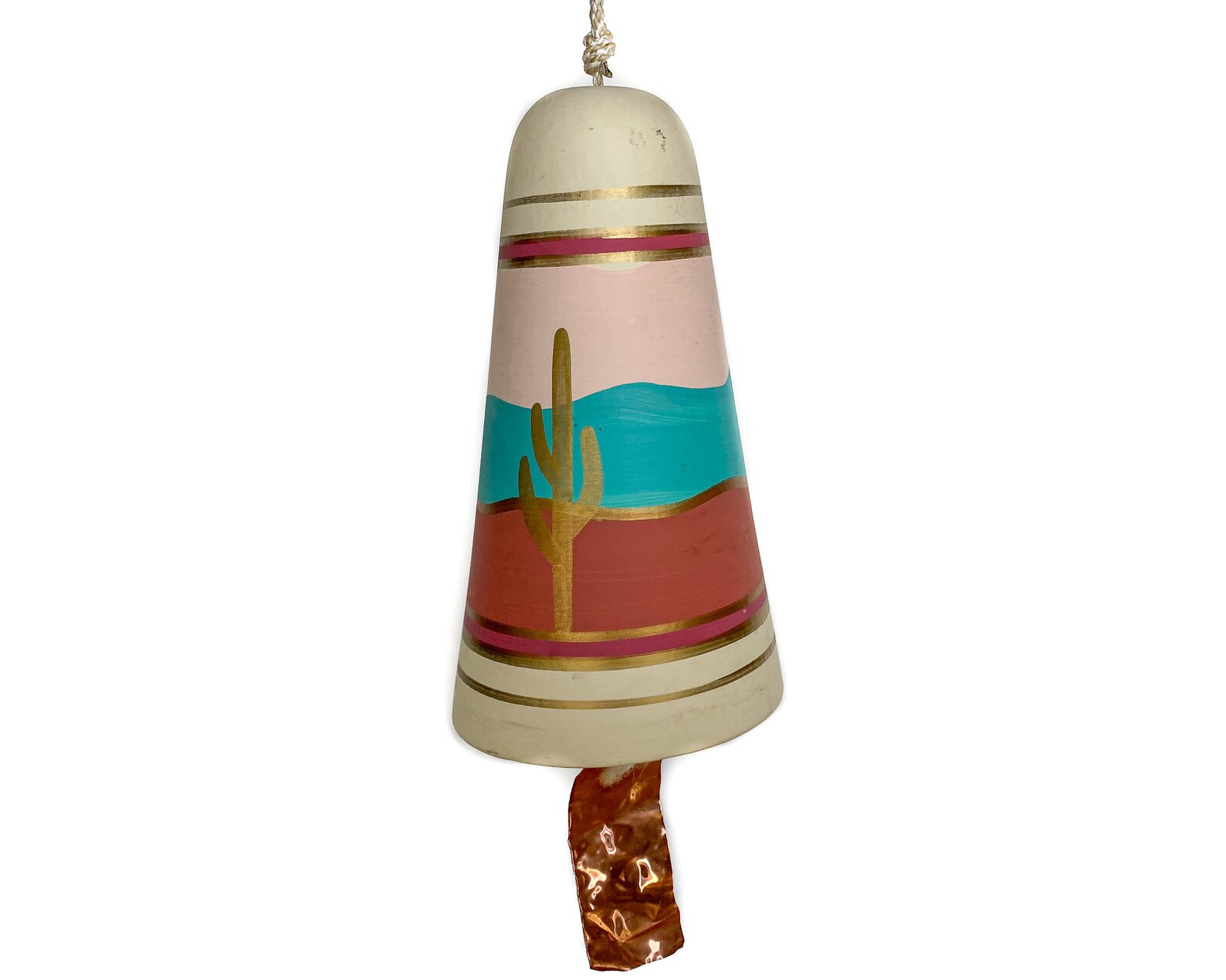 Vintage Pottery | Southwestern Bell/wind Chime | Native American Decor ...