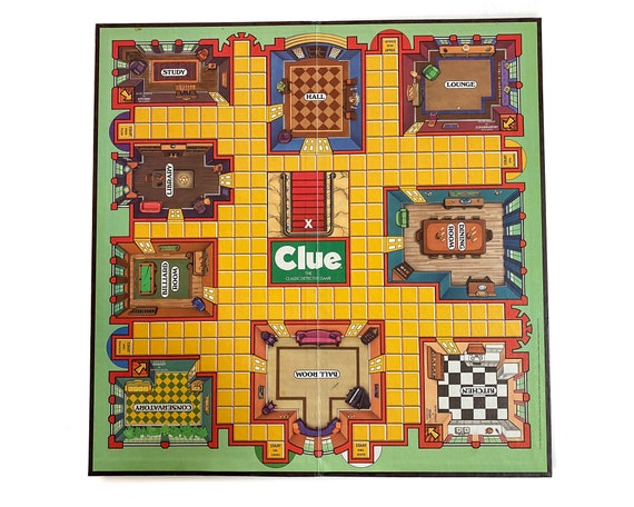 Clue Board Game Map