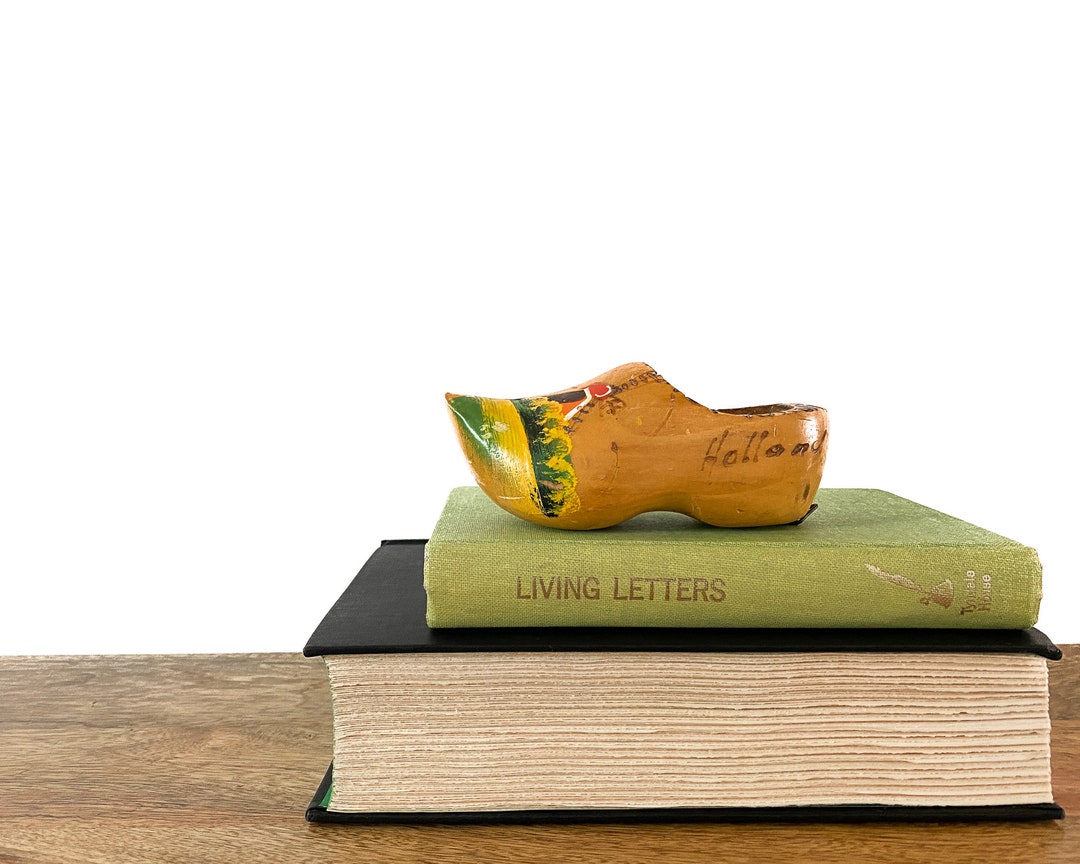 Vintage Clog | Small Wood Clog Figurine | Made in Holland | Vintage ...