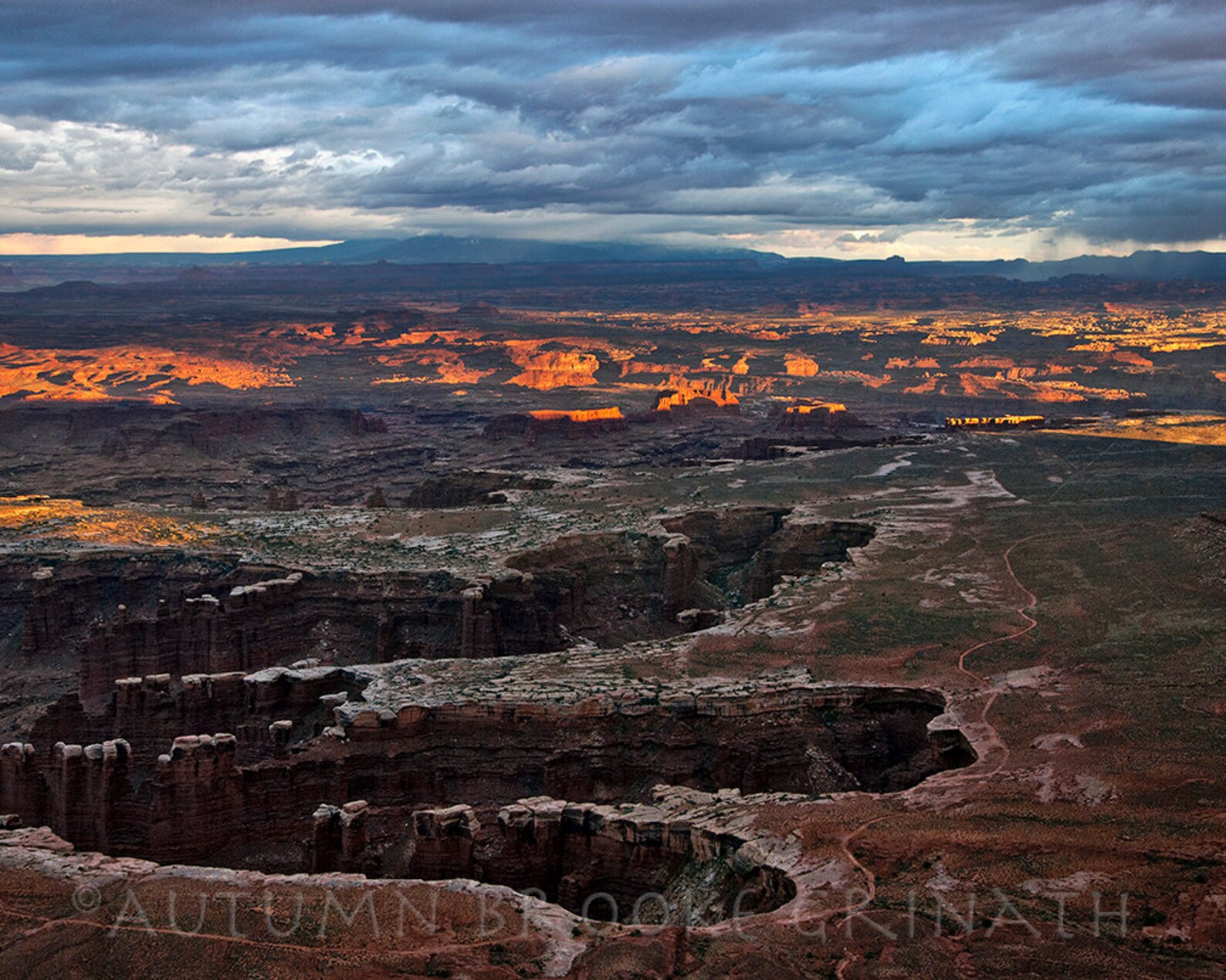 Grand View Point Sunset Canyonlands National Park Utah 8x10 | Etsy