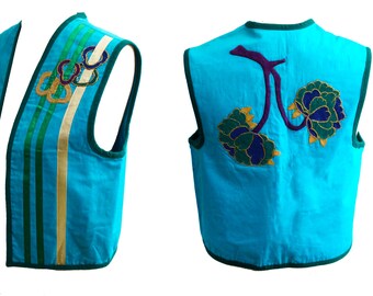 Mexican Embroidery Vest - Etsy
