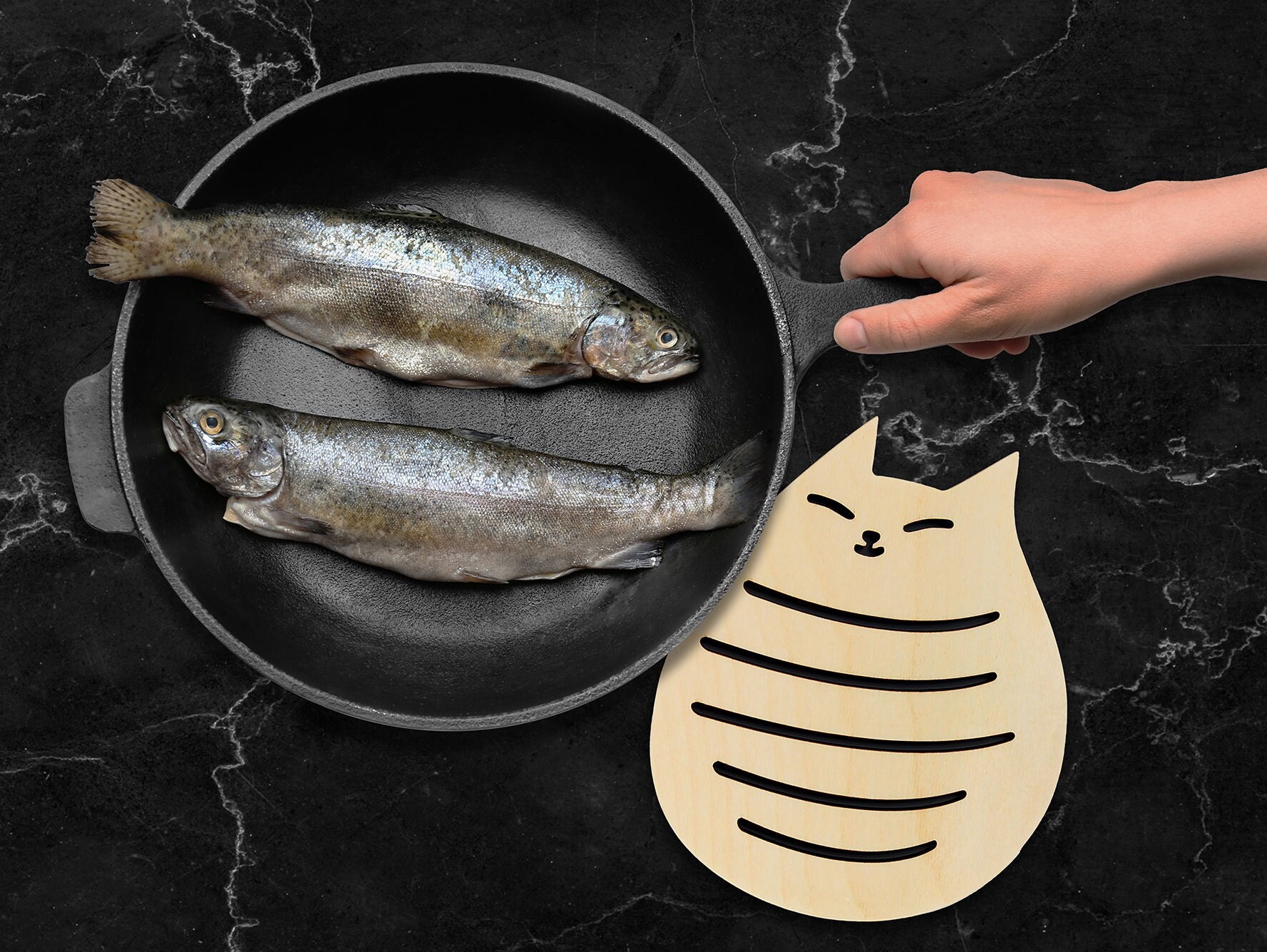 Trivet Cat - Etsy Canada