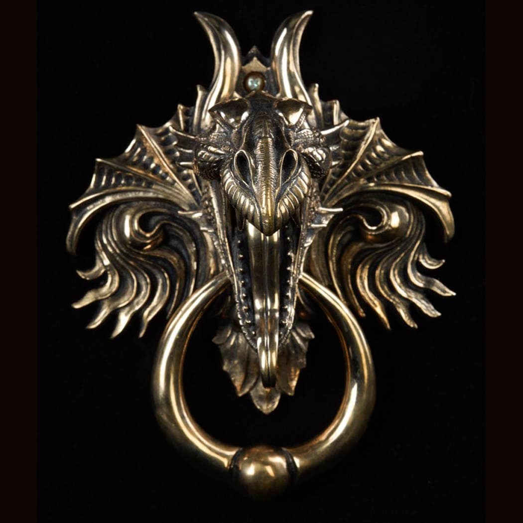 Dragon Door Knocker. Cast Bronze With a Mirror Polished Bronze Finish ...