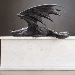 Bronze Dragon Sculpture "asleep?" Sleeping Dragon Sculpture Resting ...