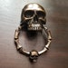 Skull Door Knocker, Cast Bronze With a Classic Brown Bronze Patina ...